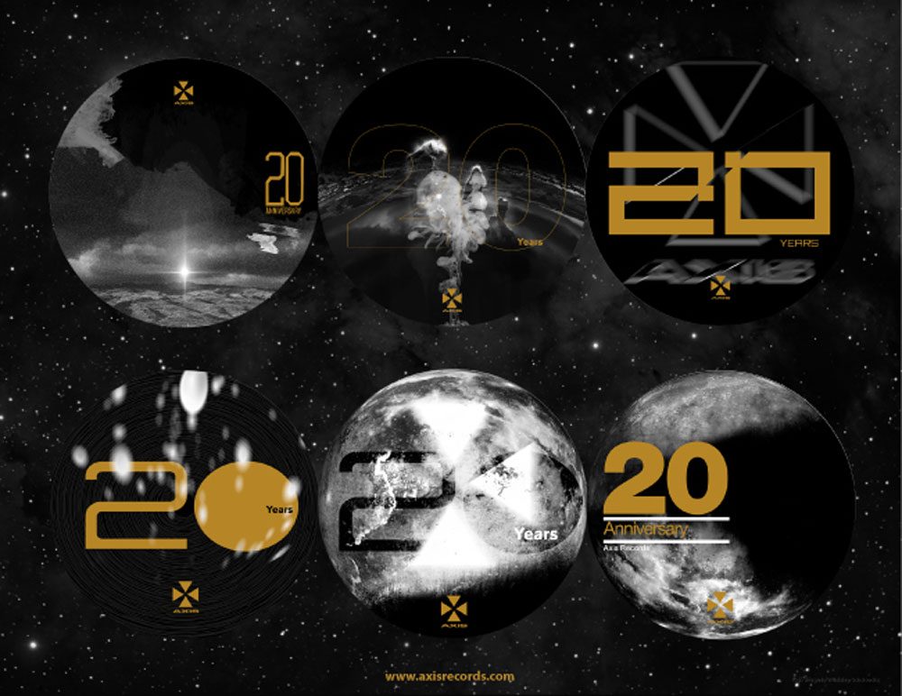 Axis 20th Anniversary Sticker Set | Axis Records